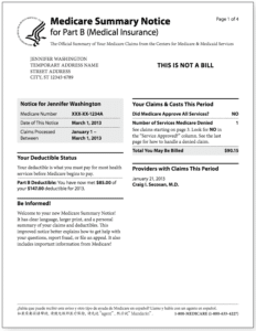 Understanding Your Medicare Summary Notice